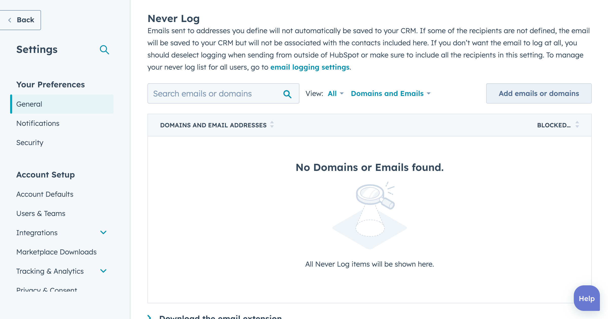 HubSpot Never Log: How to avoid confidential email blunders